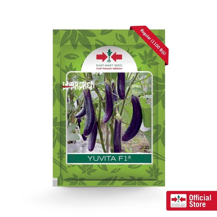 Jual Benih Terong Yuvita F1 1100 Butir 100% Asli Cap Panah Merah | Shopee Indonesia