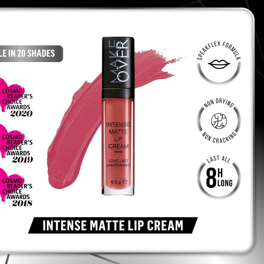 Jual MAKE OVER Intense Matte Lip Cream 6,5 g - Lip Cream Last 8 Hours ...