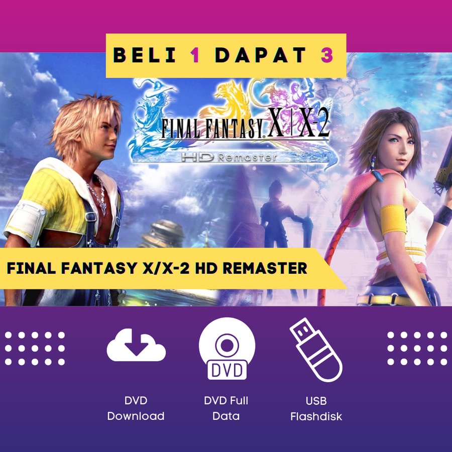 Jual FINAL FANTASY X/X-2 HD REMASTER | Game PC Original | Shopee Indonesia