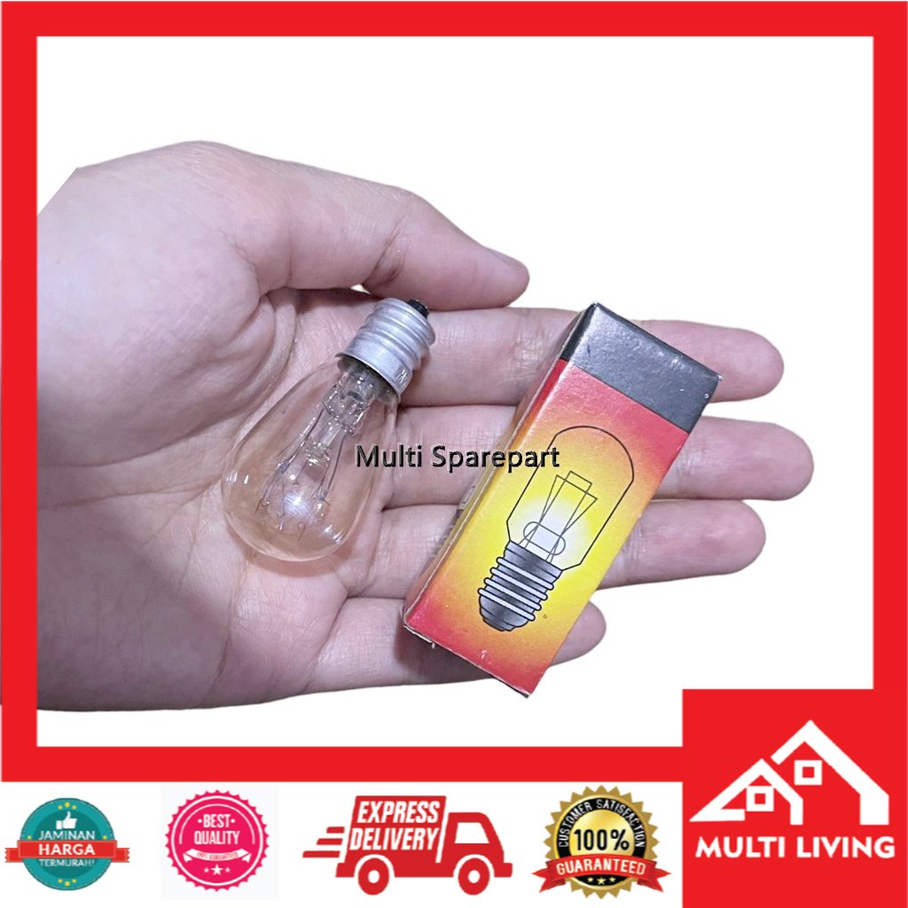 Jual Lampu Kulkas Bohlam Fitting kulkas E12 15Watt | Shopee Indonesia