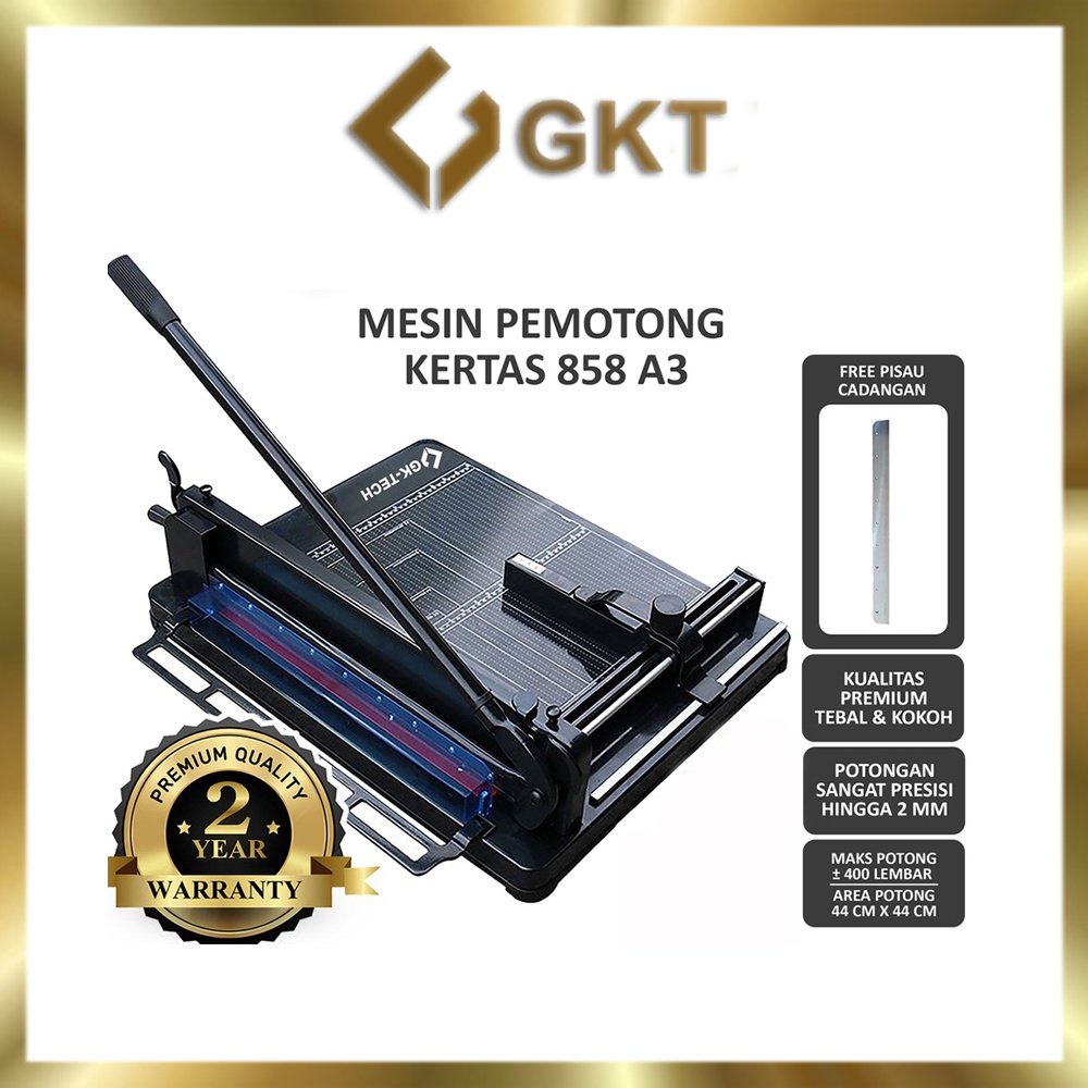 Jual Mesin Pemotong Kertas 1 Rim A3 858 Kualitas Super Premium Tersedia