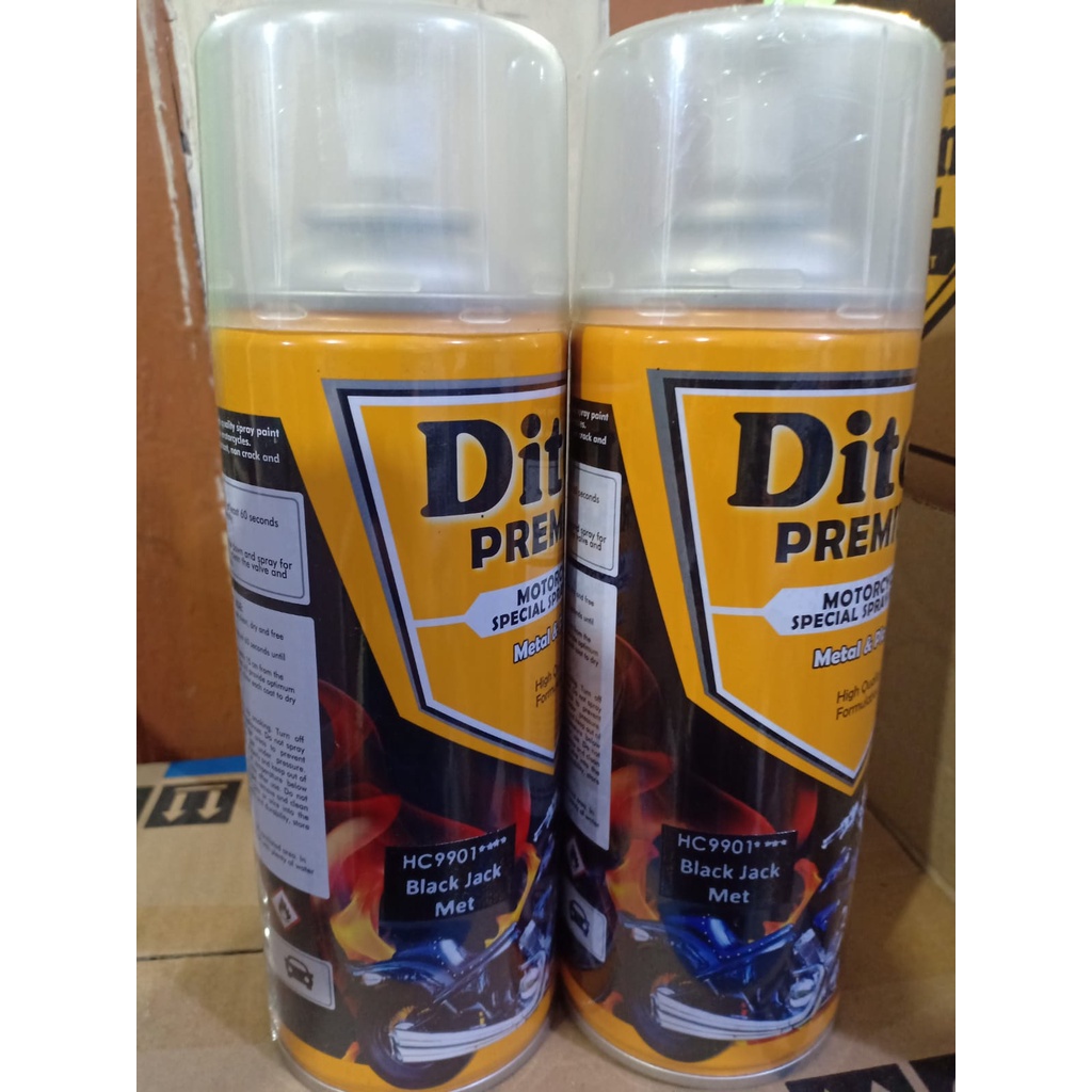 Jual DITON PREMIUM Harley Colors Pilok Pilox Cat Semprot - BLACK JACK ...