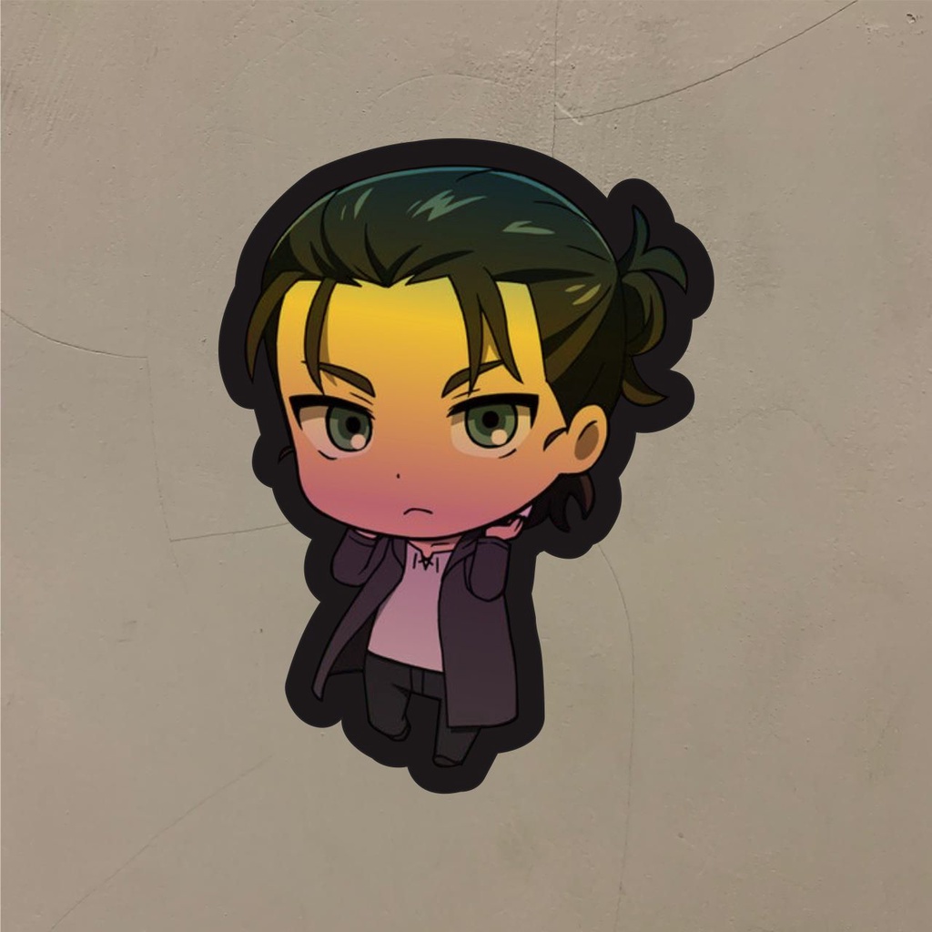 Jual Stiker Anime Hologram Eren Yeager Attack On Titan Case Hp dan ...