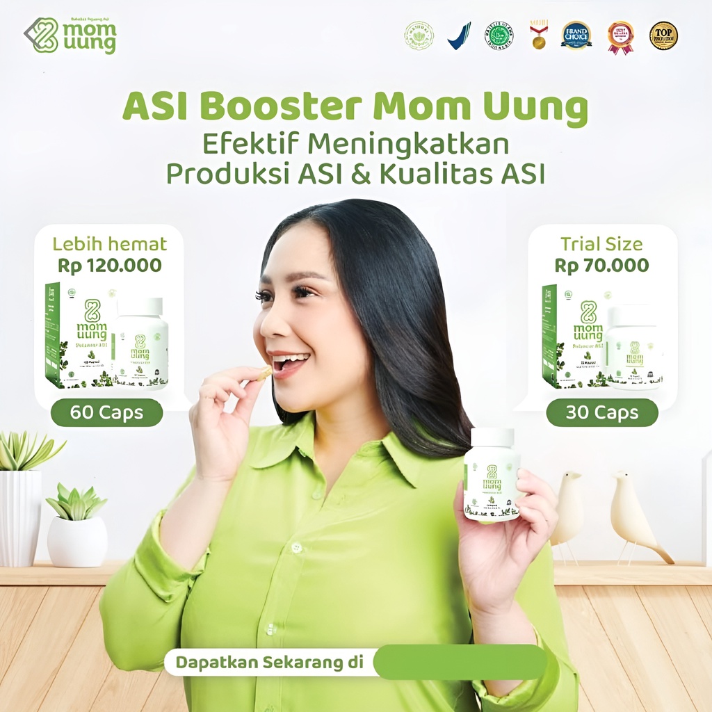 Jual MOM UUNG ASI BOOSTER | PIL PELANCAR ASI | ASIBOOSTER KAPSUL BPOM ...
