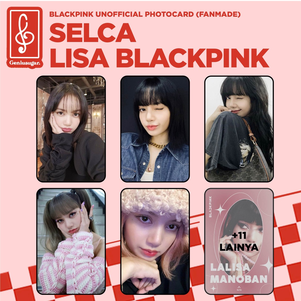 Jual [SELCA LISA BLACKPINK] PHOTOCARD SELCA GIRLFRIEND CRUSH MATERIAL ...