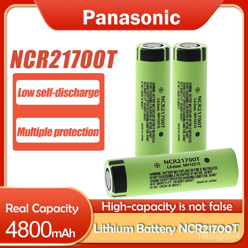 Jual Asli Panasonic NCR21700T 21700 4800mah 3.7V Baterai Isi Ulang ...