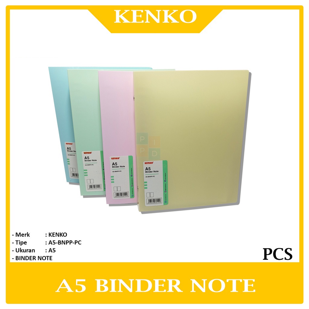 Jual Binder Note Kenko A5 Warna Pastel - PCS | Shopee Indonesia