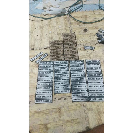 Jual bordil nama sekolah paket 399 nama | Shopee Indonesia