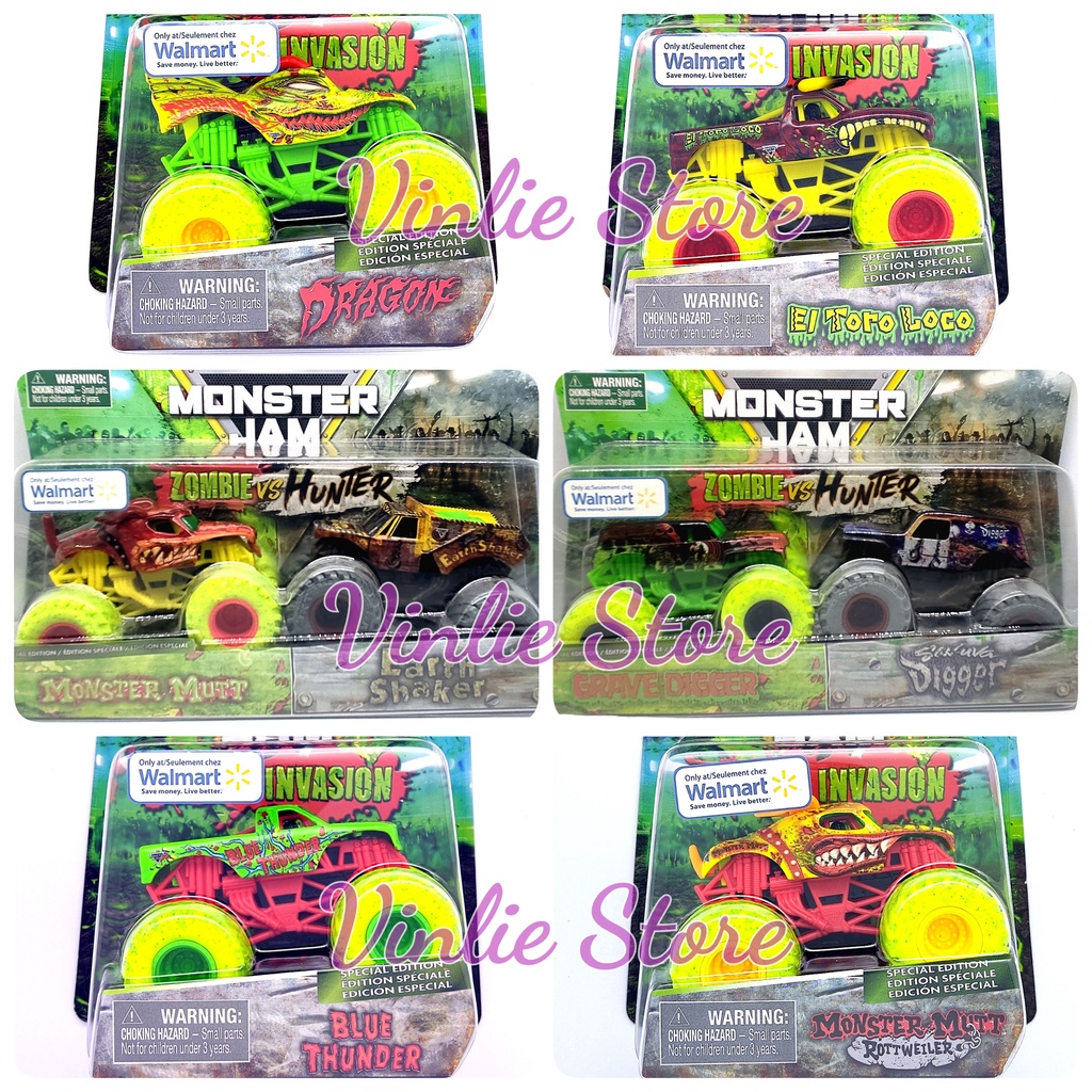 Jual Monster Jam ZOMBIE vs HUNTER INVASION Special Edition mobil ...