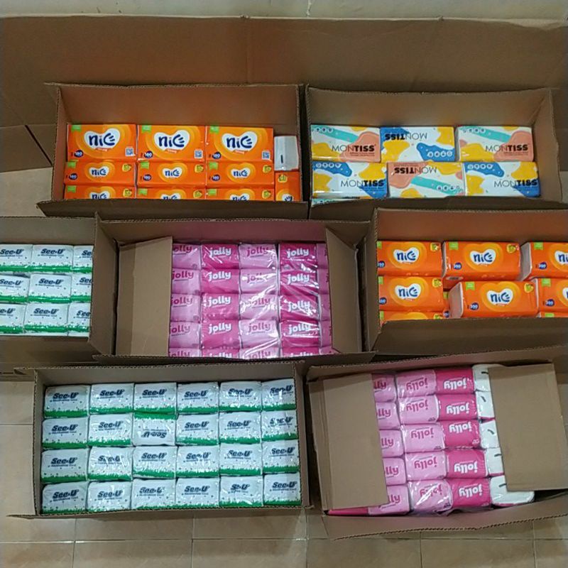 Jual Tissue Grosir per Karton / Box / Dus Untuk Kulakan(Paseo-Nice ...