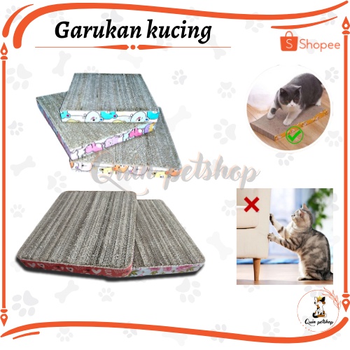 Jual garukan kuku kucing / tempat cakaran kucing ukuran 29x26x3 cm ...
