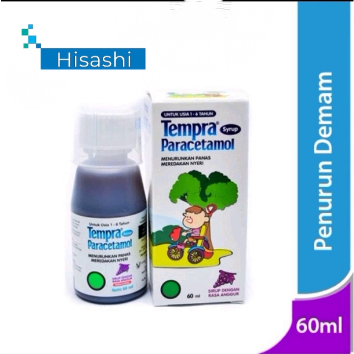 Jual Tempra Syrup usia 1-6 thn 60ml | Shopee Indonesia