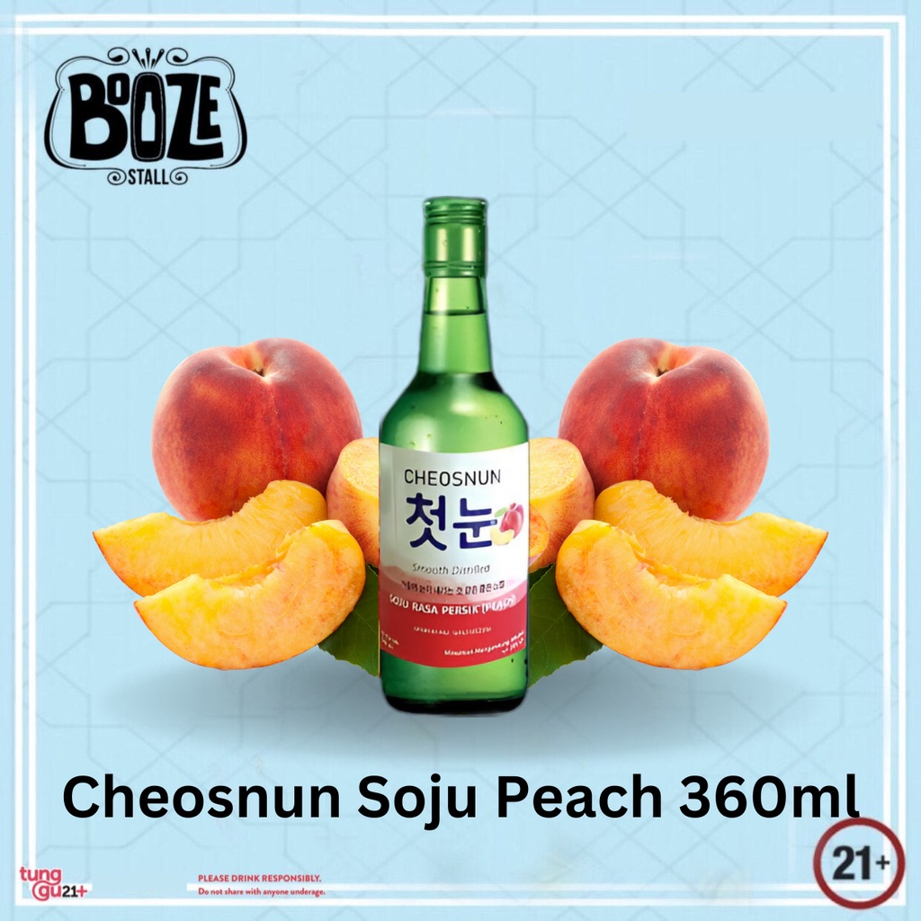 Jual Cheosnun Soju Peach 360ml | Shopee Indonesia