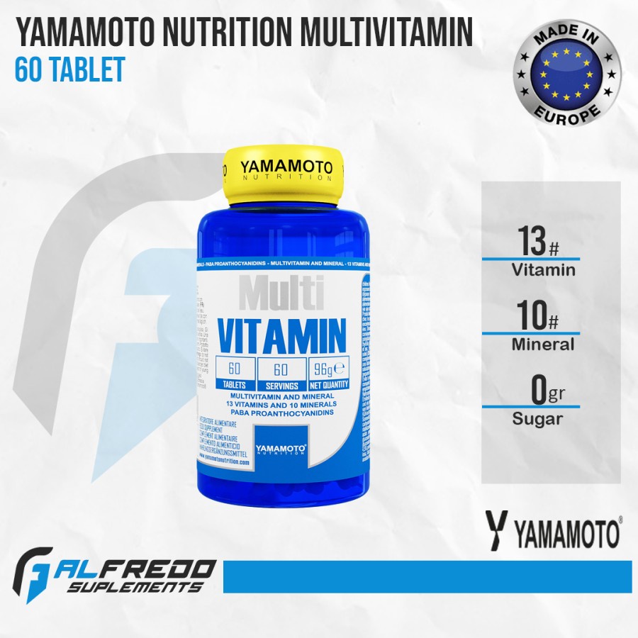 Jual Multivitamin Yamamoto Nutrition Multivitamin dan Mineral 60 Tablet ...