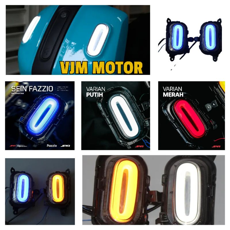 Jual Lampu sein Fazzio JPA Original set depan kiri dan kanan lampu sen ...