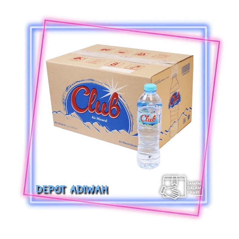 Jual Club pet 600ml per karton (isi 24 botol) | Shopee Indonesia