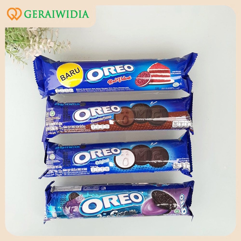 Jual Oreo Biskuit Original All Varian ( Strawberry Chocolate Ice Cream ...