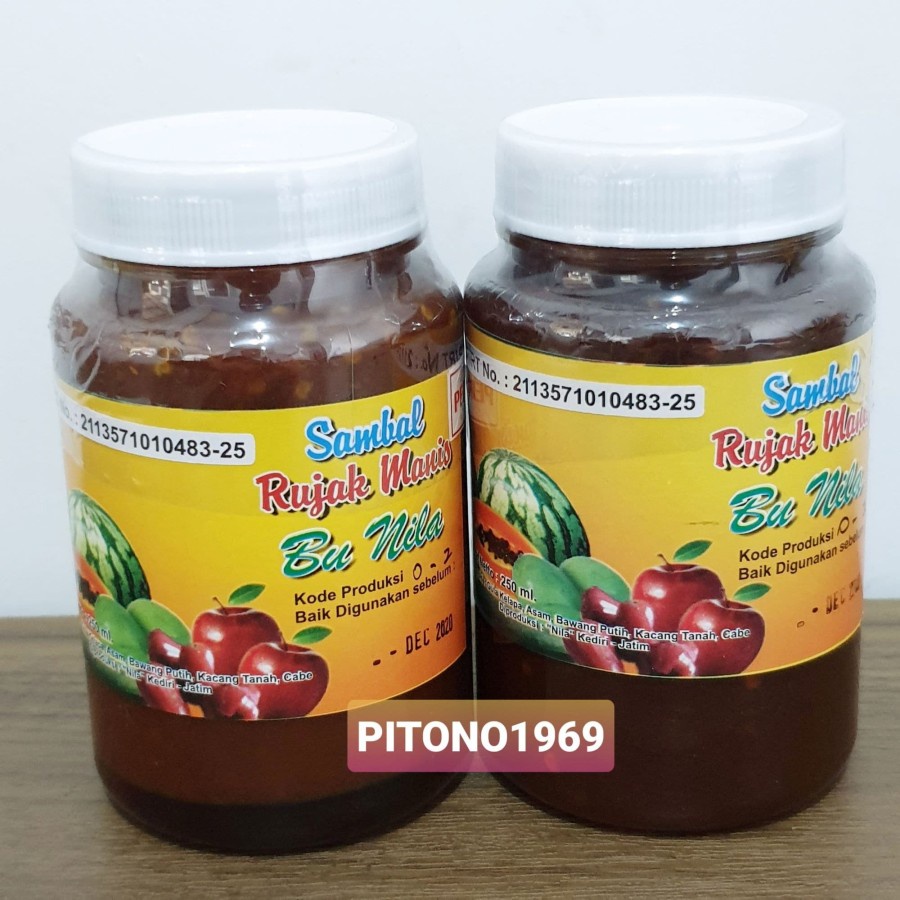 Jual Sambal Rujak Manis Rujak Buah 250ml | Shopee Indonesia