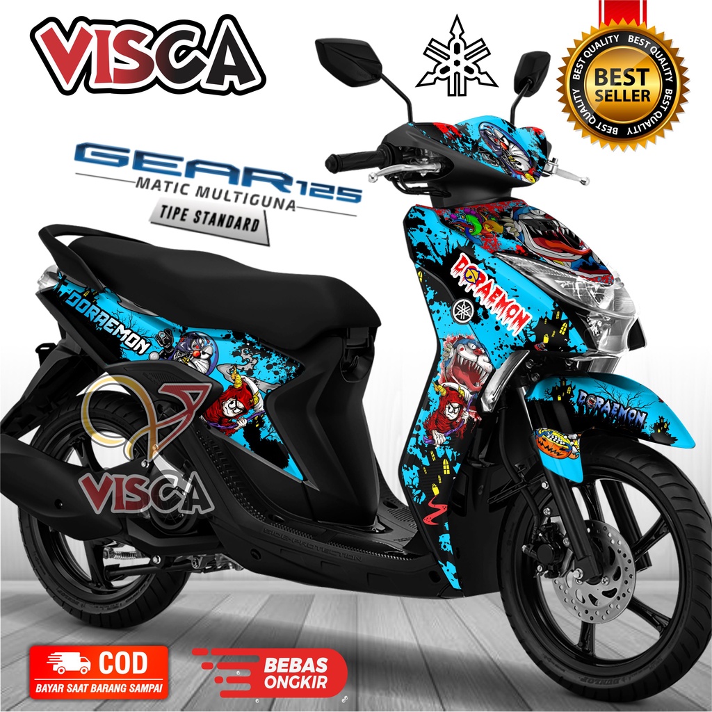 Jual Decal Mio Gear 125 Full Body Stiker Motor Gear 125 Full Body ...