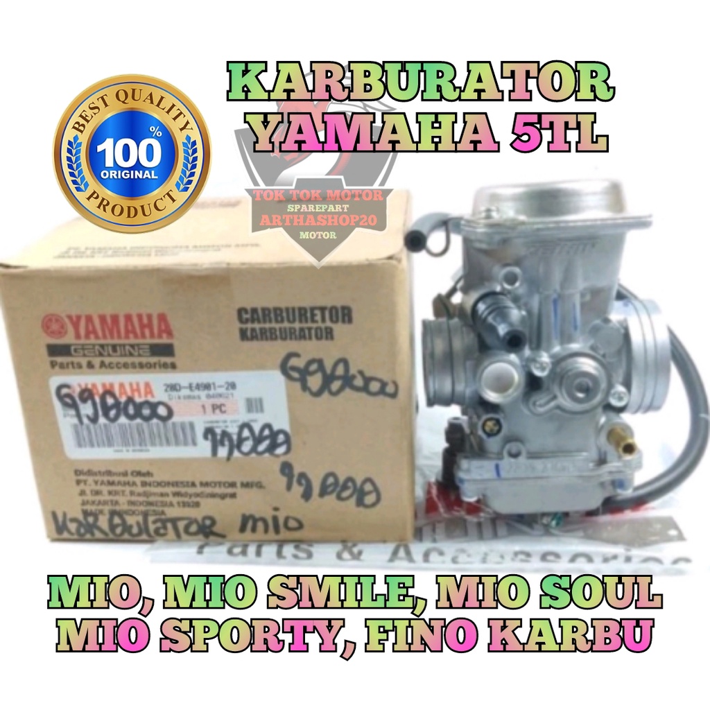 Jual KARBURATOR 5TL ASLI ORIGINAL YAMAHA YGP Motor MIO , MIO SPORTY ...