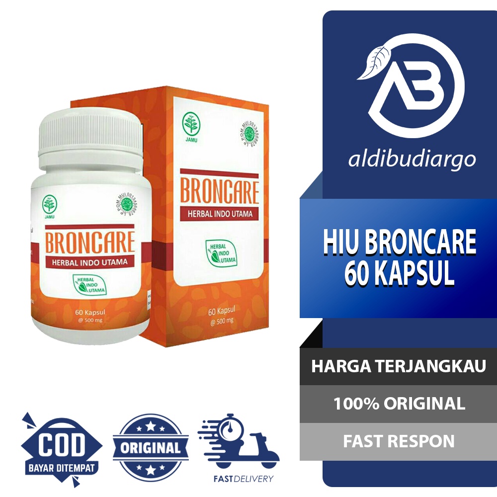Jual HIU BRONCARE HERBAL SESAK NAFAS GANGGUAN PERNAFASAN ASMA ISPA ...