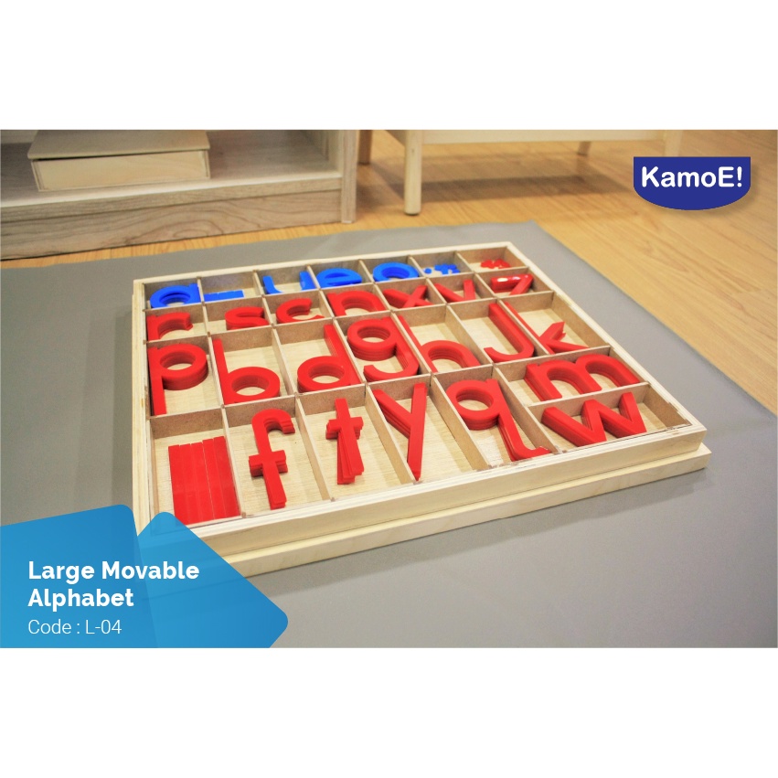 Jual Large Movable Alphabet Montessori Material | Shopee Indonesia