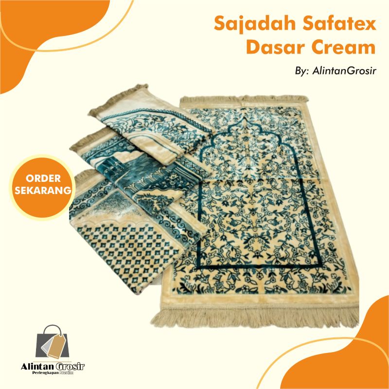 Jual (COD) Sajadah Safatex Perak Turki Sajadah Seserahan Premium ...