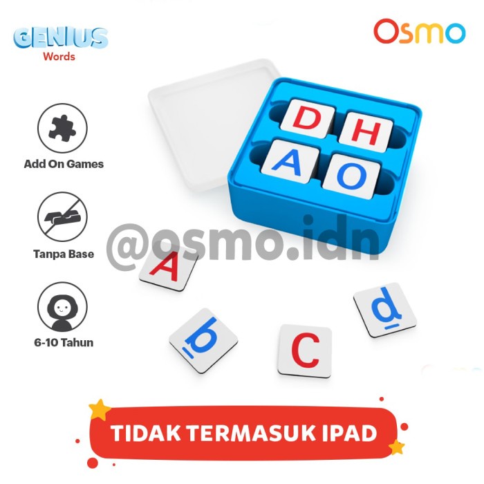 Jual (COD) Osmo Words from the Genius Starter Kit Usia 6-10 Tahun ...