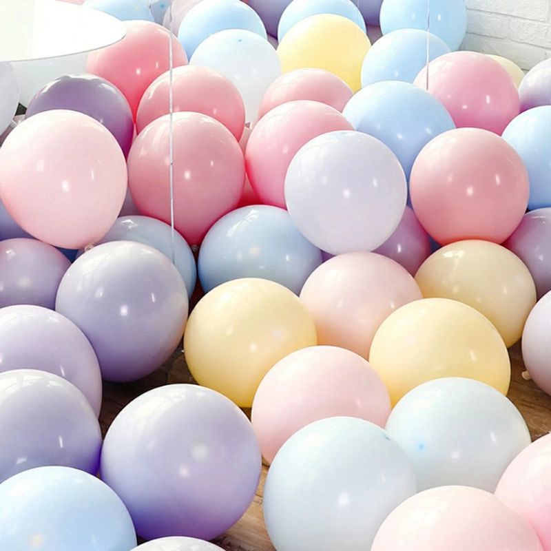Jual Balon Macaron 12 Inch isi 25 Pcs - Balon Pastel Latex - Balon ...