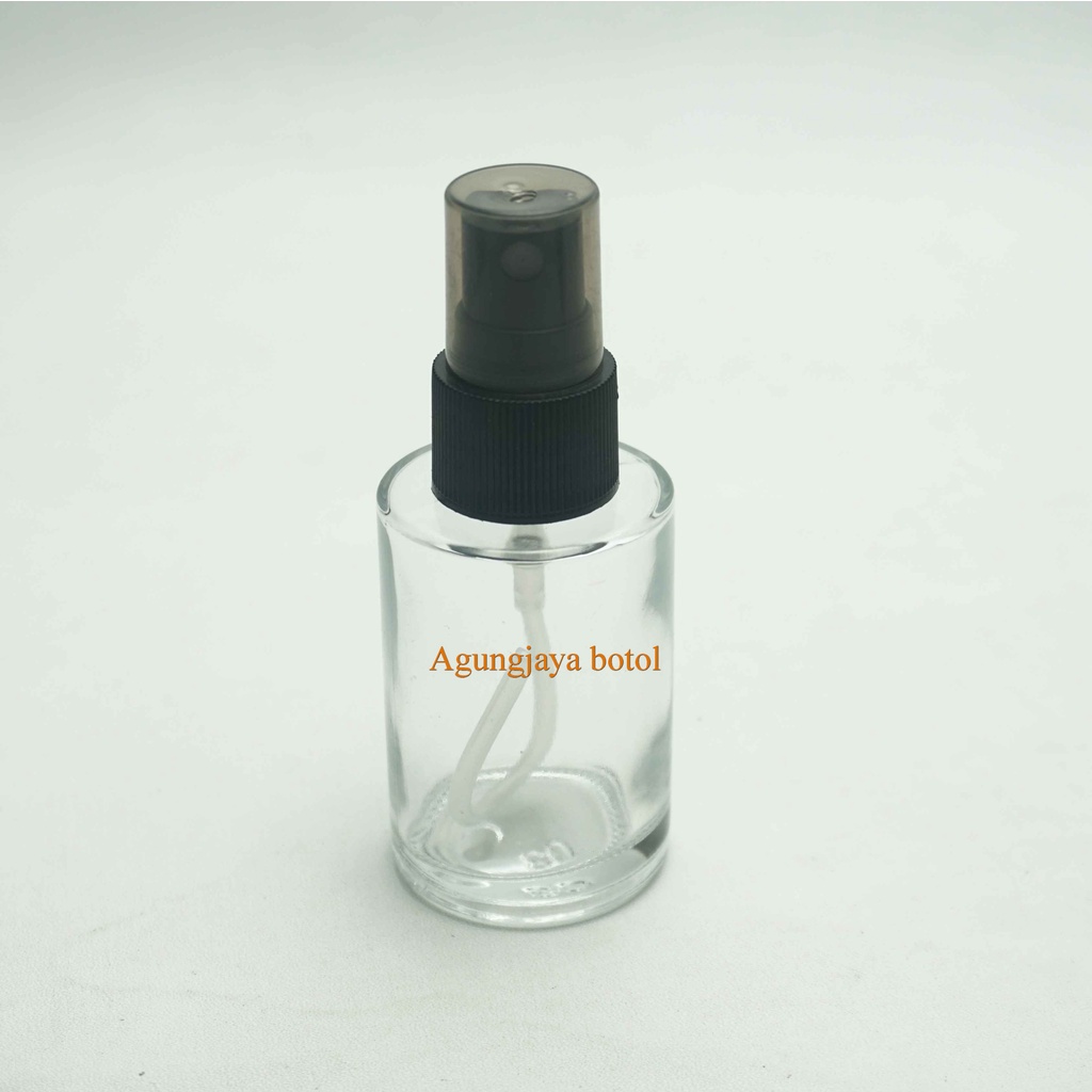 Jual Botol Kaca Serum 30 Ml RF Clear Original Tutup Spray / Botol Kaca ...