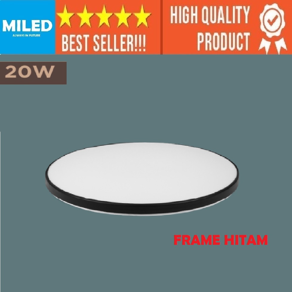 Jual LAMPU PLAFON LED BULAT 20 WATT DOWNLIGHT TIMBUL / OUTBOW PANEL 20W ...