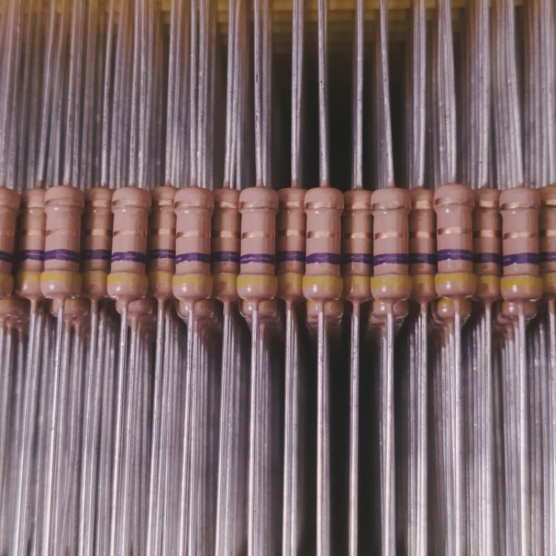 Jual Resistor 4r7 1/2 karbon harga per 10pcs | Shopee Indonesia