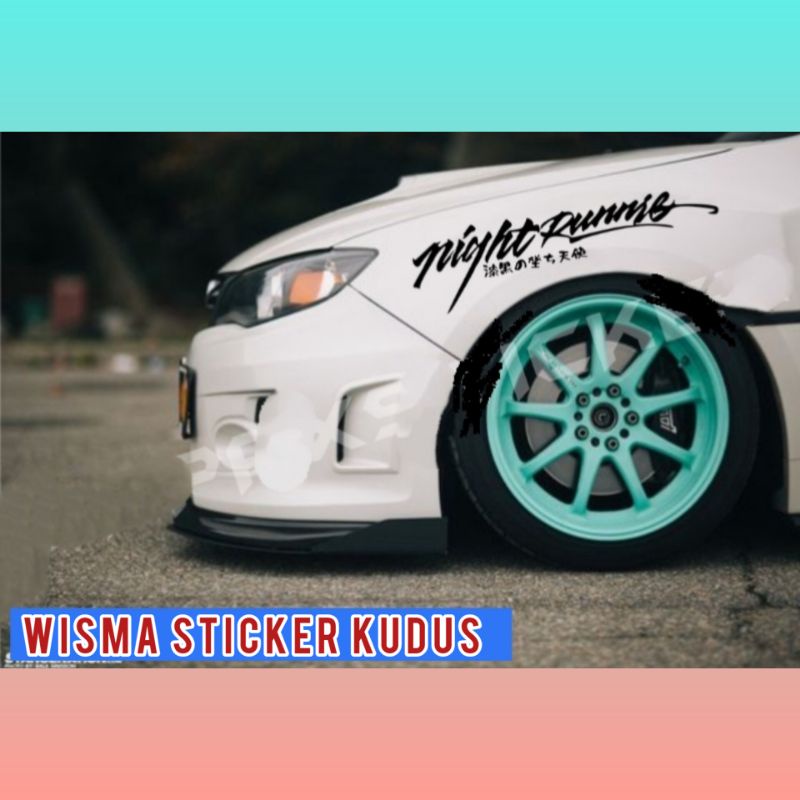Jual Stiker Nightrunner / Stiker Mobil / Stiker Universal / Stiker ...