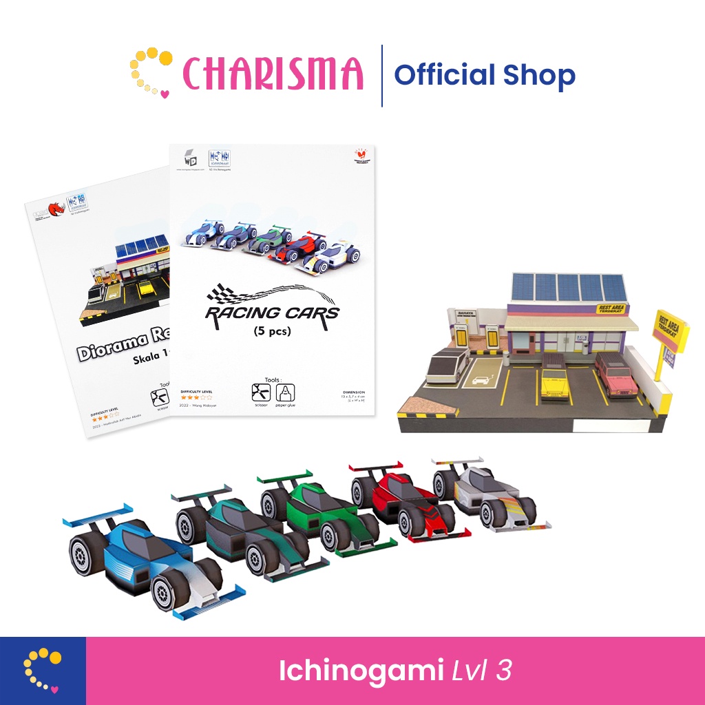 Jual Charisma Ichinogami Papercarft Level 3 - Creation Paper Art Book ...