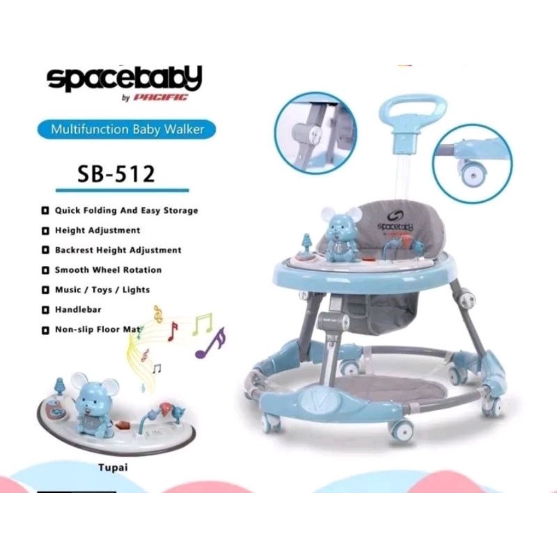 Jual [TERMURAH ] Baby Walker Apolo Space Baby SB 513 SB521 SB 512 SB511 ...