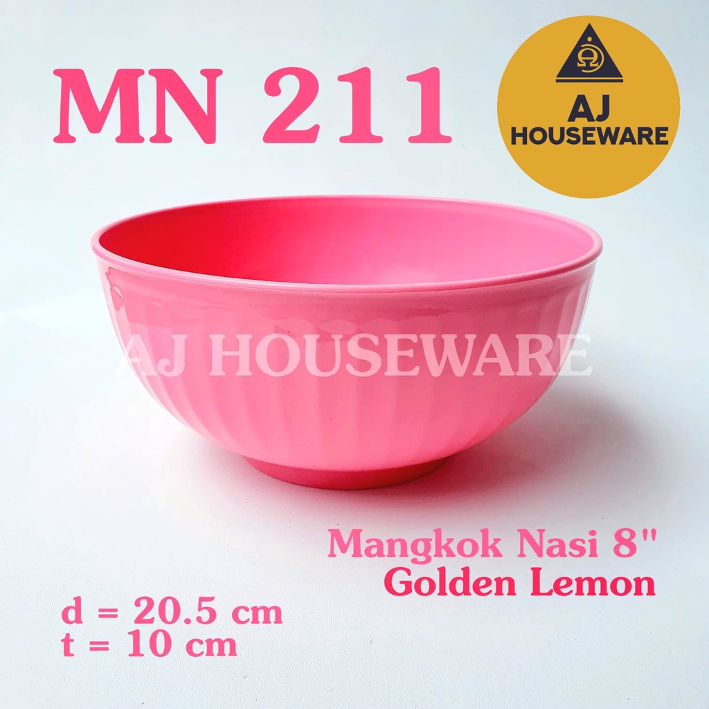 Jual MN 211 MANGKOK NASI 8 INCH BESAR MANGKOK KUAH MANGKOK BAKSO ...