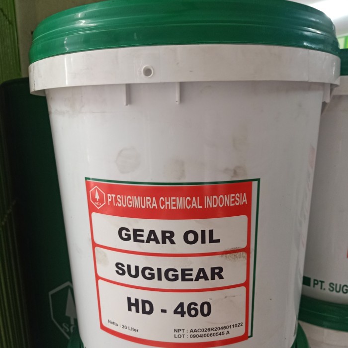 Jual Terlaris (Oli Gear) Sugimura Sugigear Hd-460 (Pail/20 Ltr ...