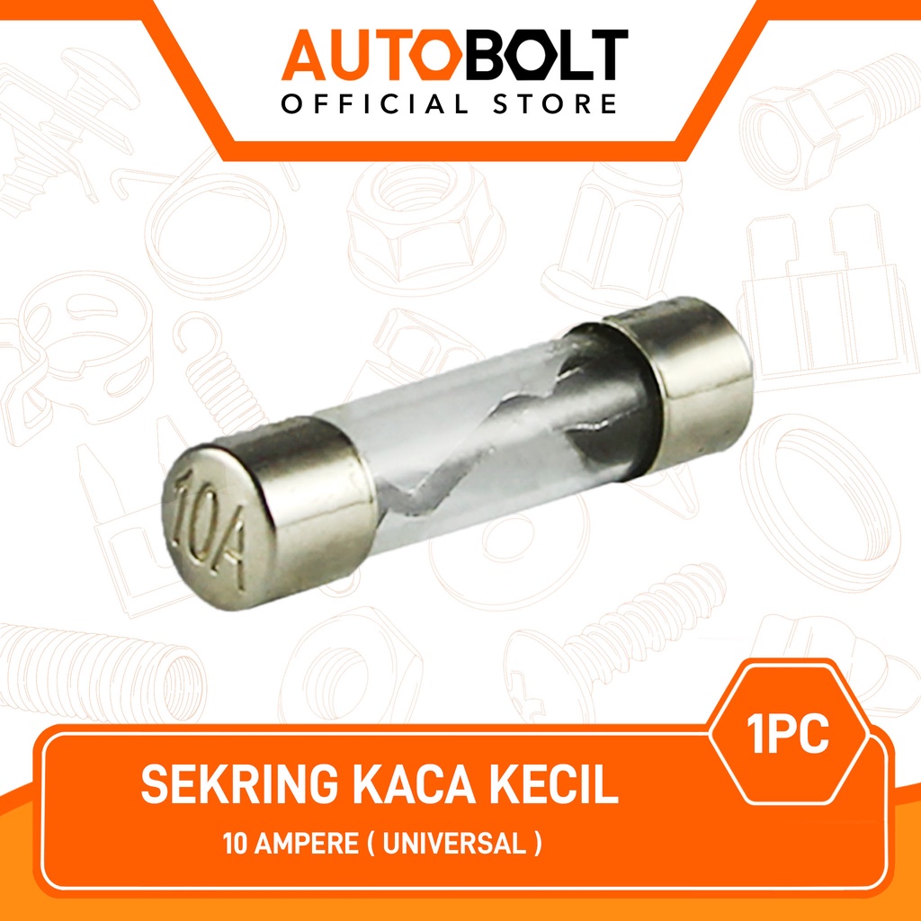 Jual Sekring Kaca Besar 10 Ampere 10A Fuse Gass Sikring Tabung | Shopee ...