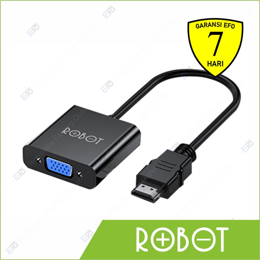 Jual HDMI to VGA Adapter Robot RHV10 - 1080P - SFO Semarang Official ...