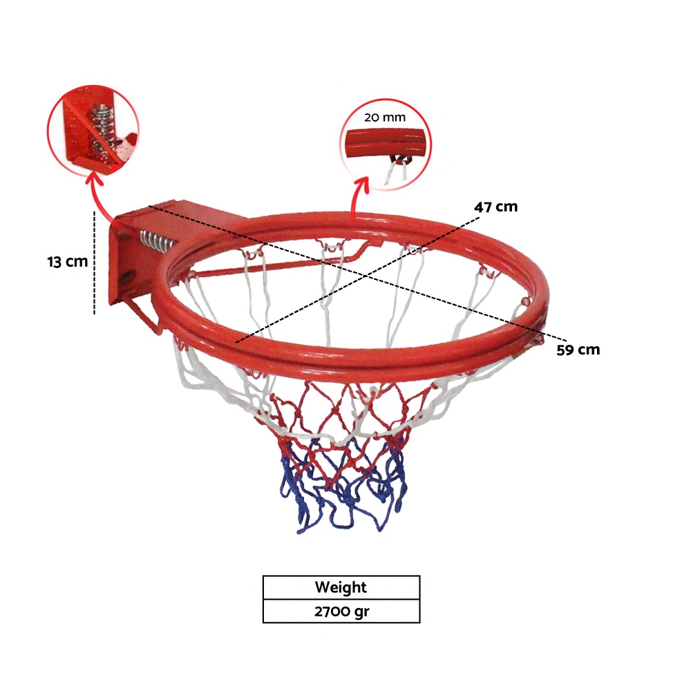 Jual RING BASKET BOUNCE DL EMPTY PER (20MM) | Shopee Indonesia