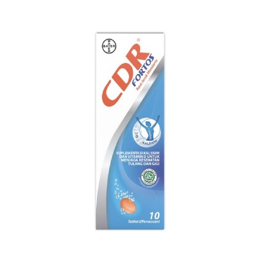 Jual CDR Fortos Effervescent 10 Tablet | Shopee Indonesia