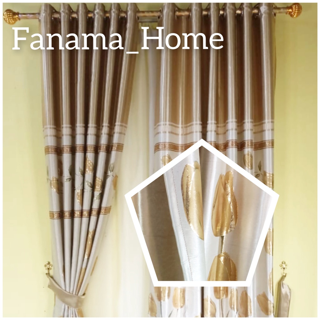Jual Corak Baru gorden black aout poni /gorden pintu gorden impor ...