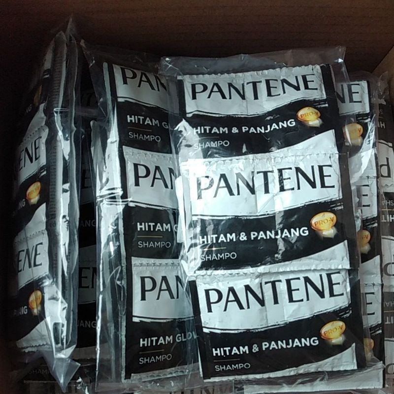 Jual Pantene Shampo Hitam dan glow (5ml x 24.pcs) | Shopee Indonesia