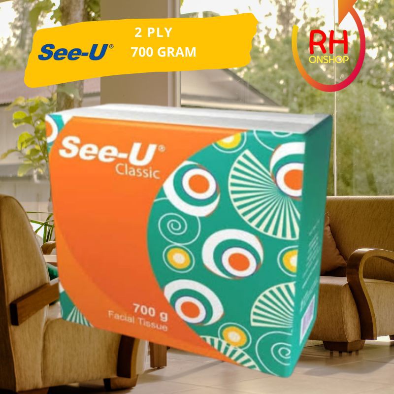 Jual Tisu 700 Gram See-U Facial Classic Tissue 2 Ply / Tisu kiloan ...