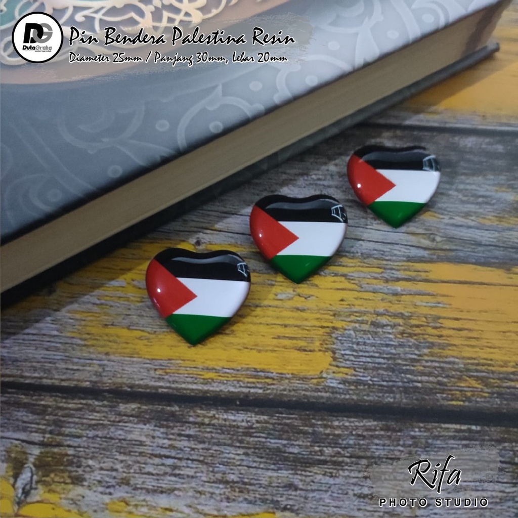 Jual [PIN RESIN] BENDERA PALESTINA LOVE Pin Bros Aksesoris Souvenir ...