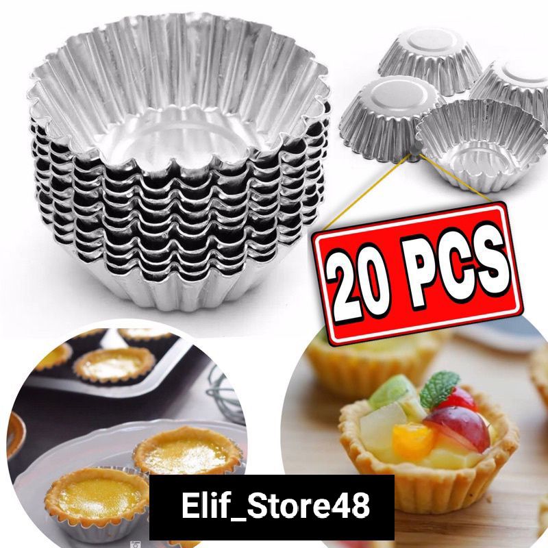 Jual cetakan kue pai mini isi 20 pcs/ Pie sus | Shopee Indonesia