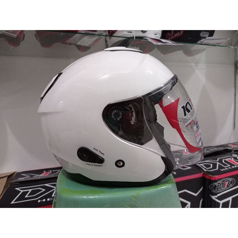 Jual KYT KYOTO PUTIH | Shopee Indonesia