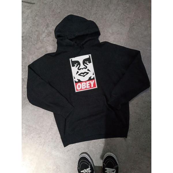 Jual Hoodie Obey Giant Face Logo Original Second / Bekas | Shopee Indonesia