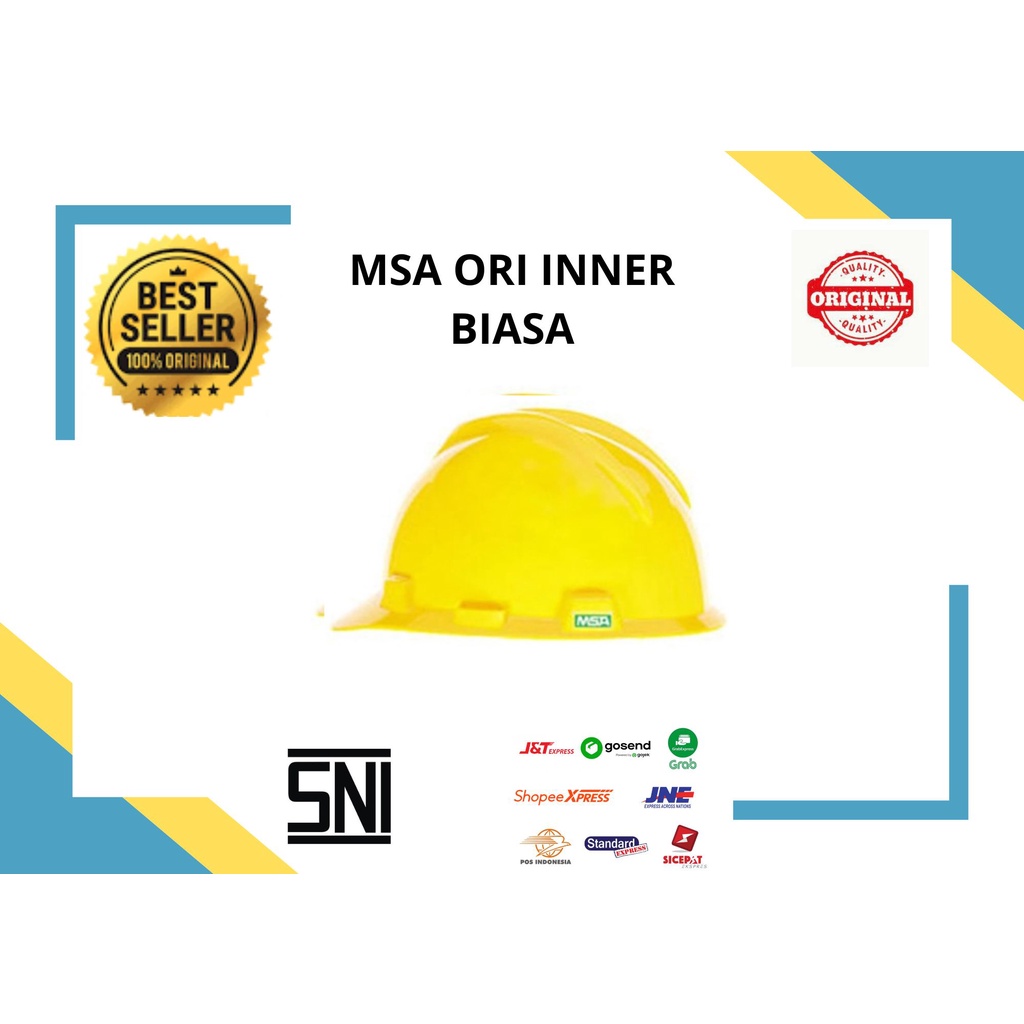 Jual Helm Safety Msa Original Inner Biasa / Helmet Kerja Proyek ...