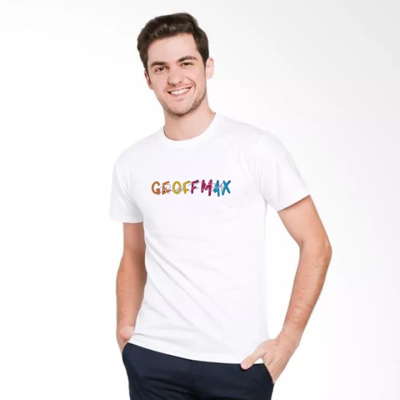 Jual Hipokrit T-Shirt White Daeso Geoff Max | Shopee Indonesia